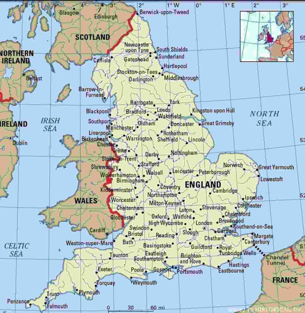 England | History, Map, Flag, Population, Cities, & Facts - TS HISTORICAL