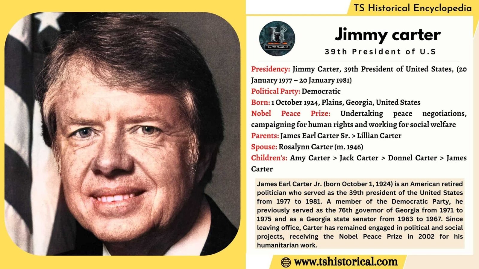 Facts about President of United States - TS HISTORICAL